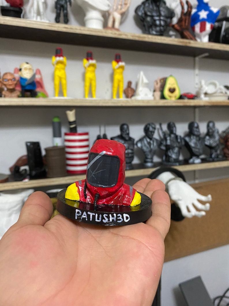 Rust Hazmat Suit Custom Name Gift Rust Player Hazzy Bust - Etsy