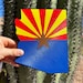 Arizona Flag Puzzle, 3D Printed 15 Piece Puzzle Shaped Like Arizona - Etsy