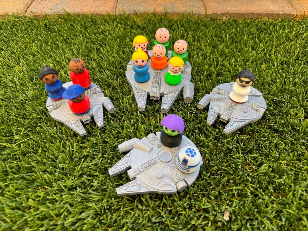 Space Ship for Vintage Little People, 3D Printed Compatible Toy - Etsy