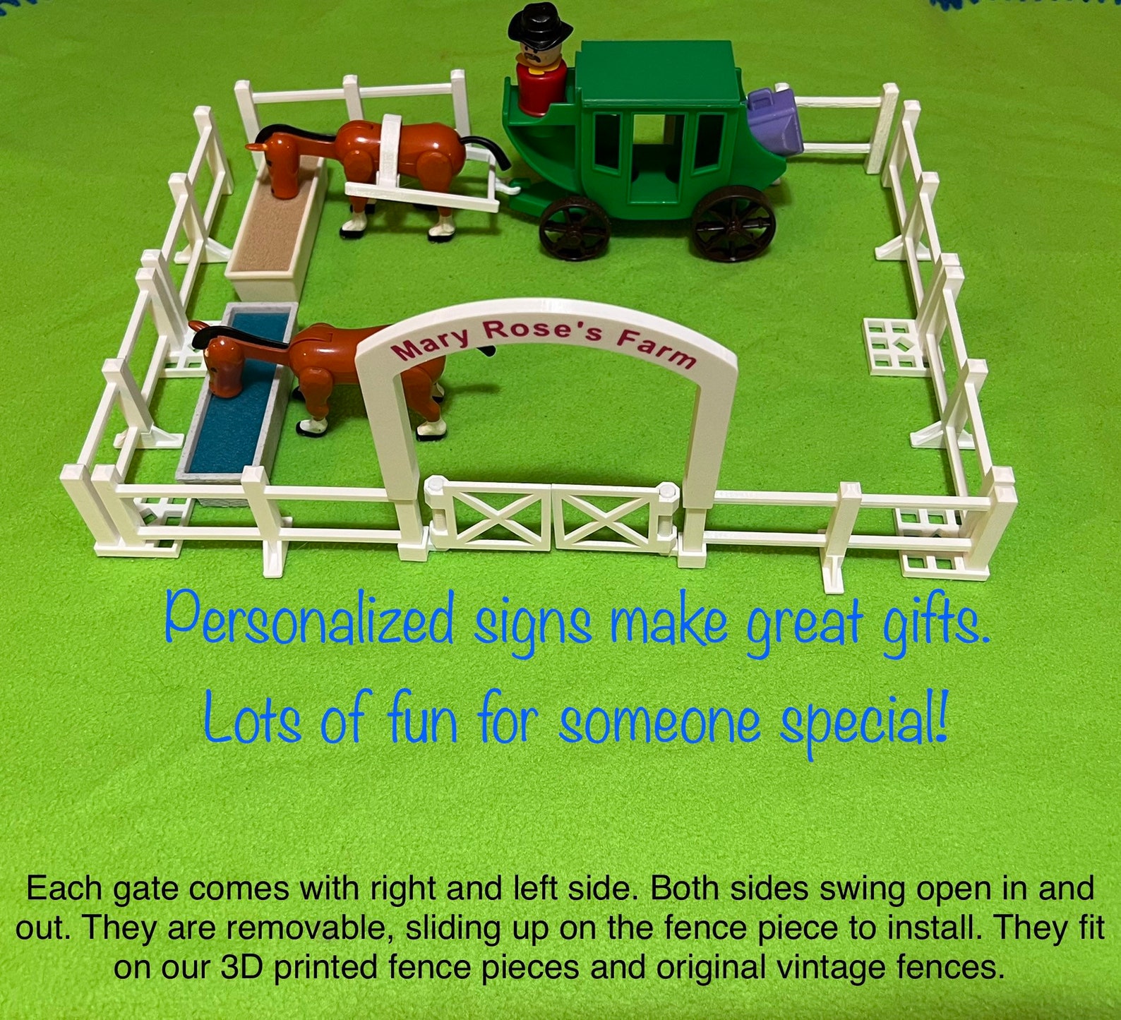 Harness, Fences, Personalized Sign, Troughs, Water&food Inserts 3D ...