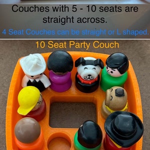 Furniture for Vintage Little People, 3D Printed Tables, Chairs, Couches ...