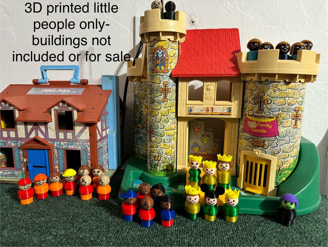 3D Printed Premade Little People Imperfect or Displays and Prototypes ...