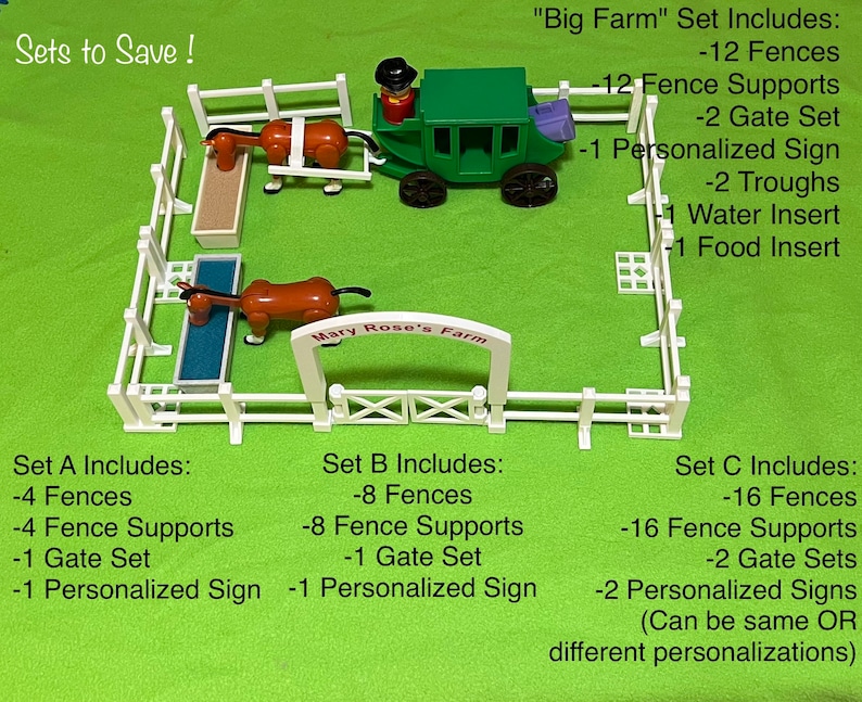 Harness Fences Personalized Sign Troughs Water&food - Etsy