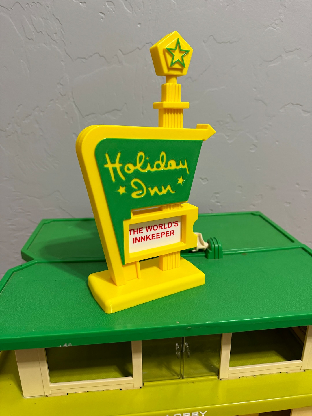 3D Printed Replacement Sign and Inserts for Vintage Hotel Playset - Etsy