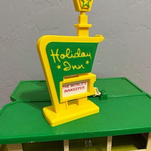 3D Printed Replacement Sign and Inserts for Vintage Hotel Playset - Etsy