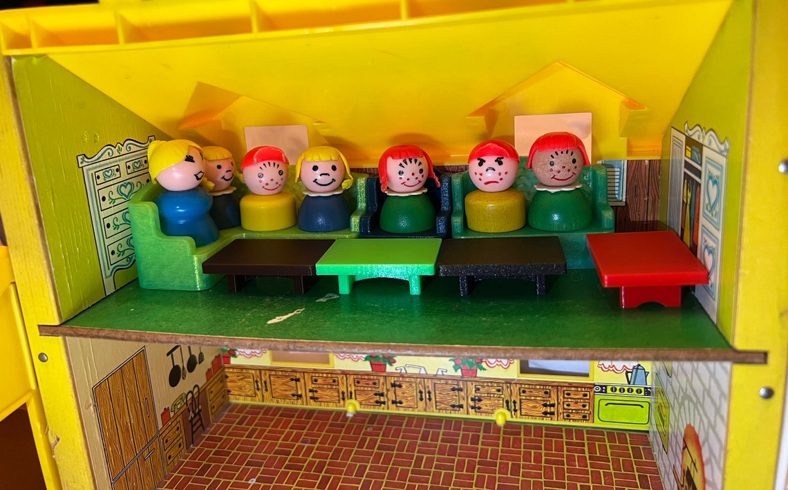 Furniture for Vintage Little People 3D Printed Tables - Etsy