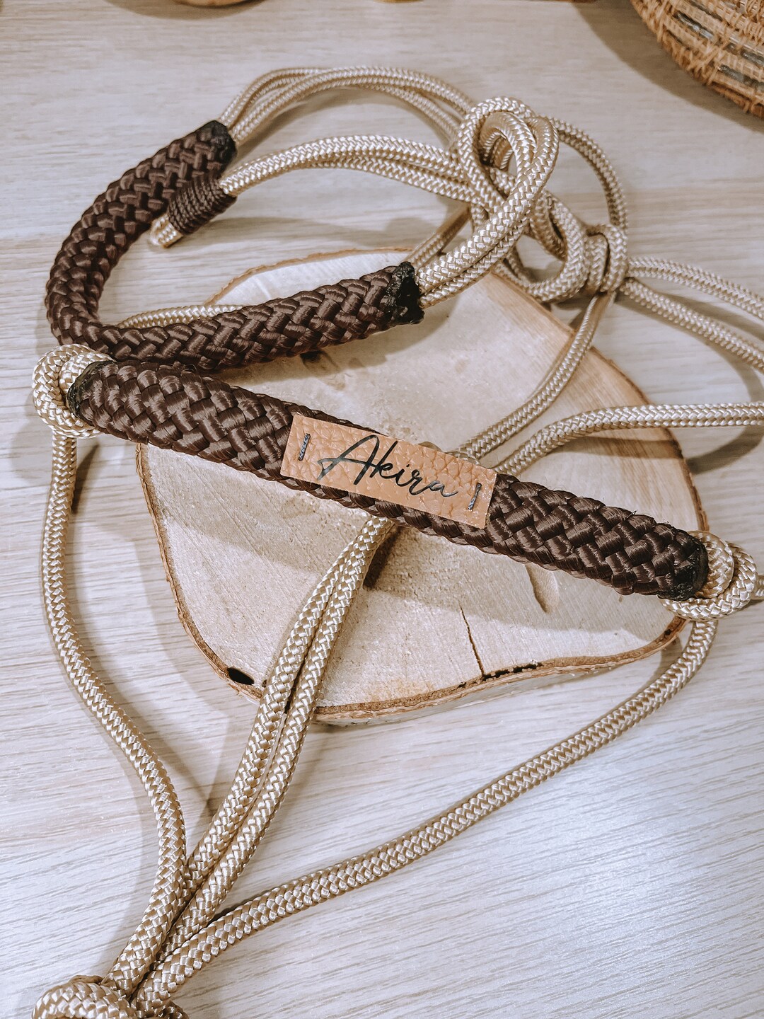 Custom Rope Halter With Soft Nosepiece - Etsy