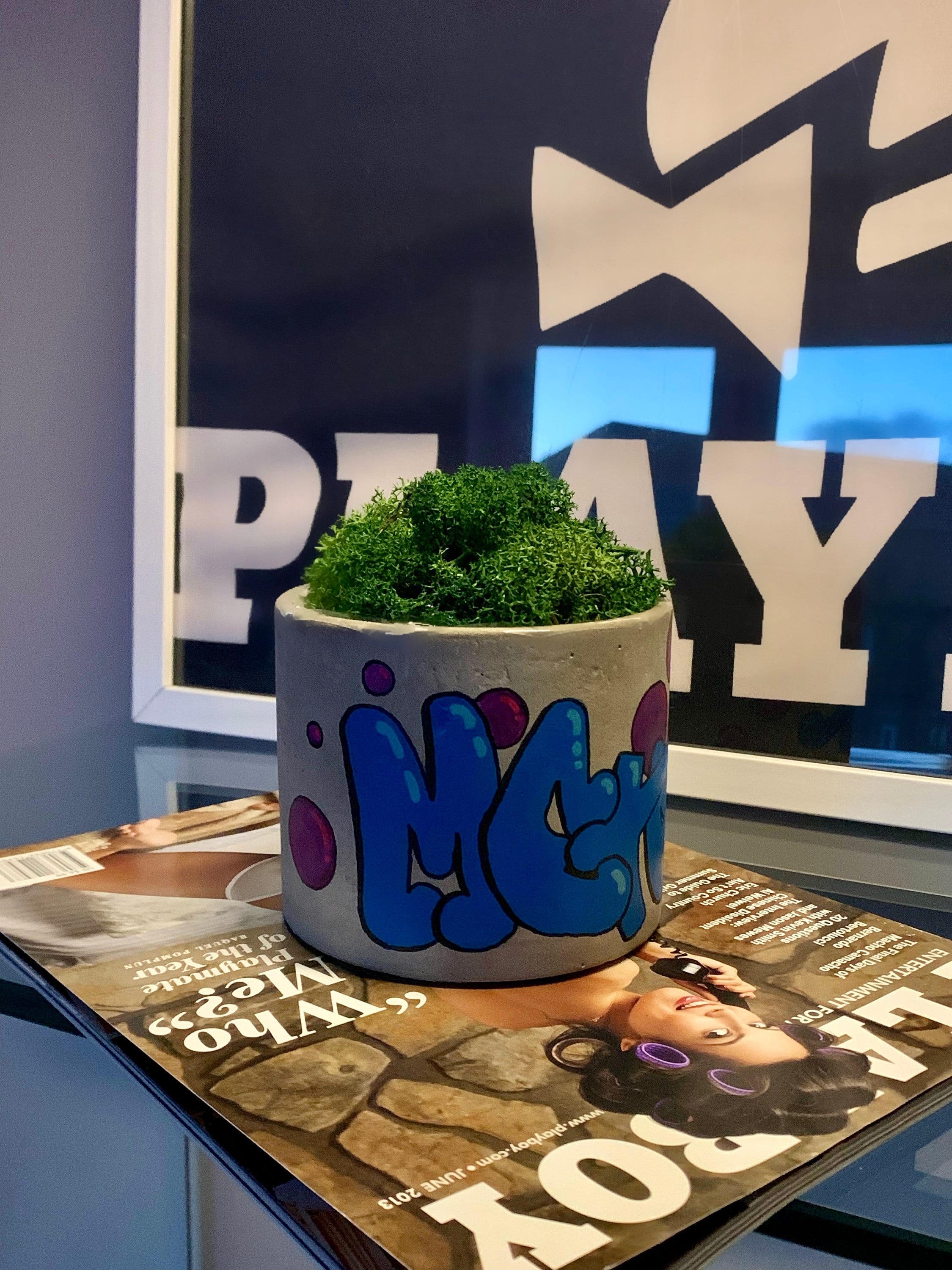 Graffiti Style / Planter / Storage / Graffiti / Handmade / Concrete ...