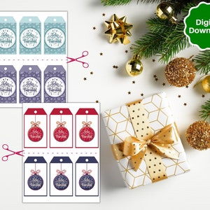 Spanish Etiquetas Feliz Navidad Para Regalos, Christmas Tags Printable ...