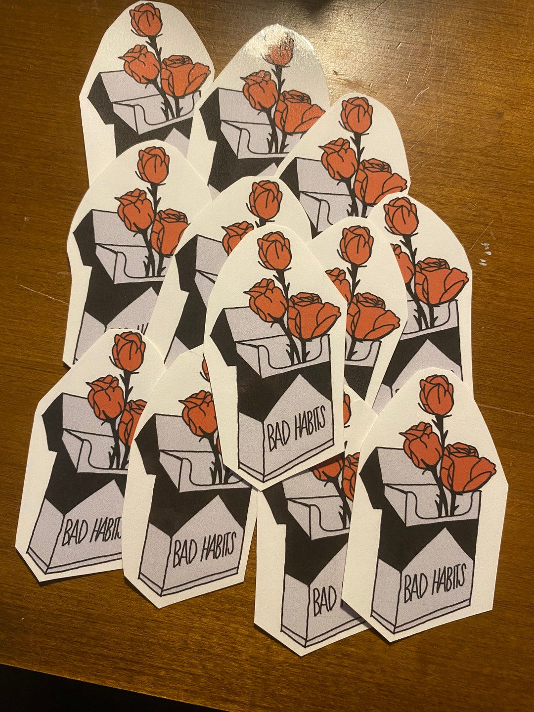 Bad Habits Sticker - Etsy