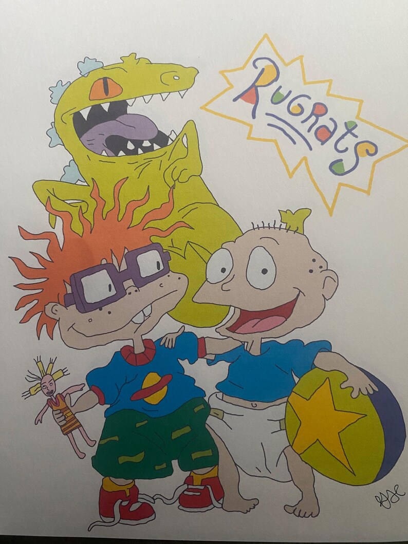 Rugrats Gothic Print 8.5 by 11 Inches - Etsy
