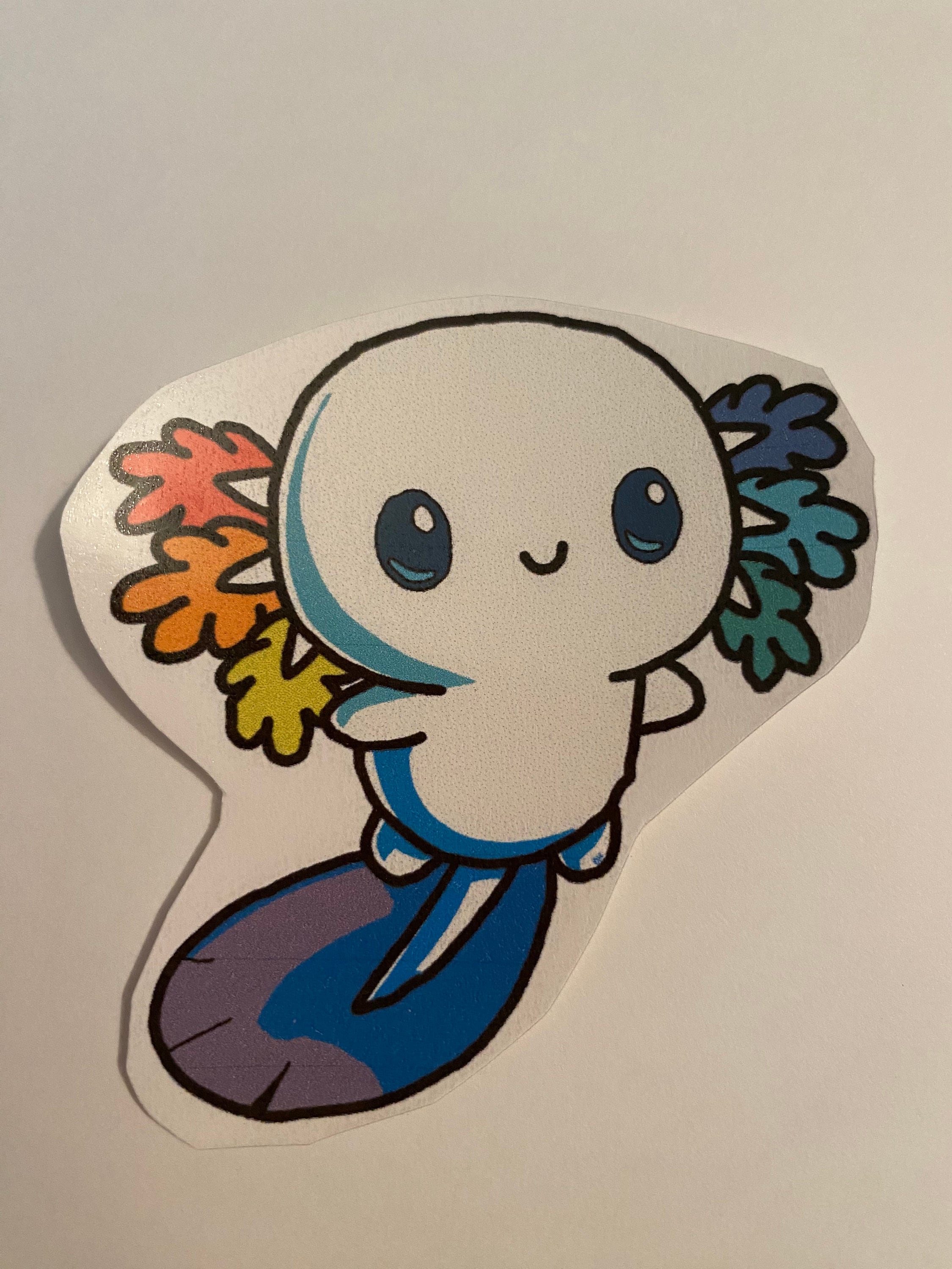 Pride Axolotl Sticker - Etsy