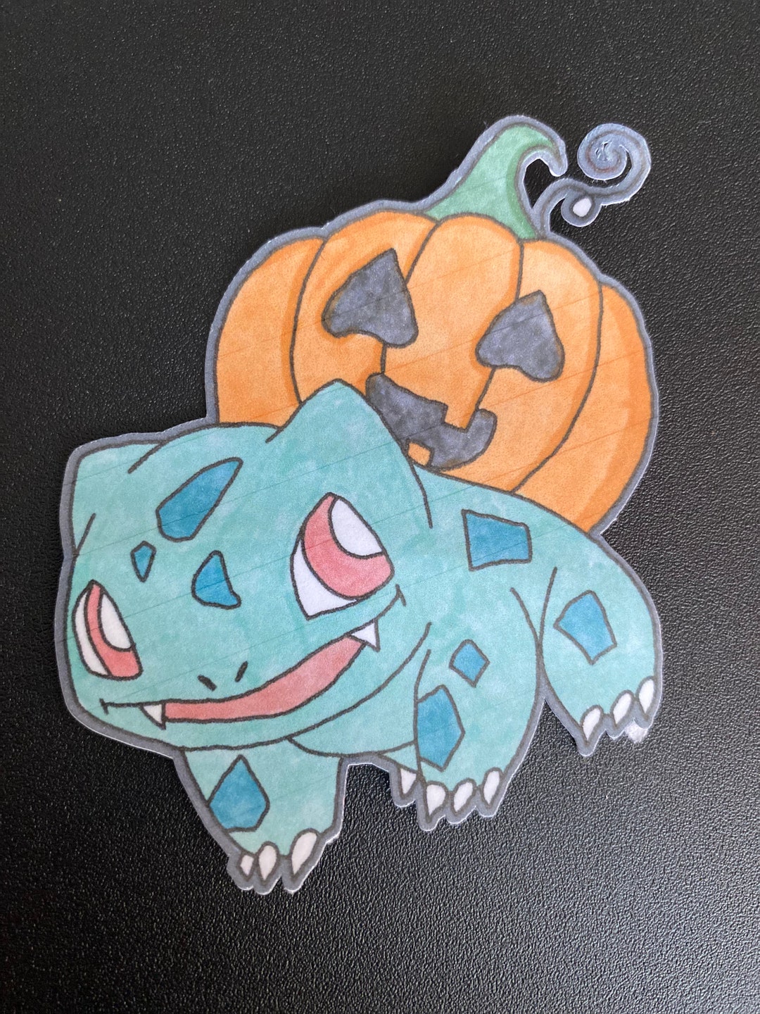 Halloween Bulbasaur Sticker - Etsy