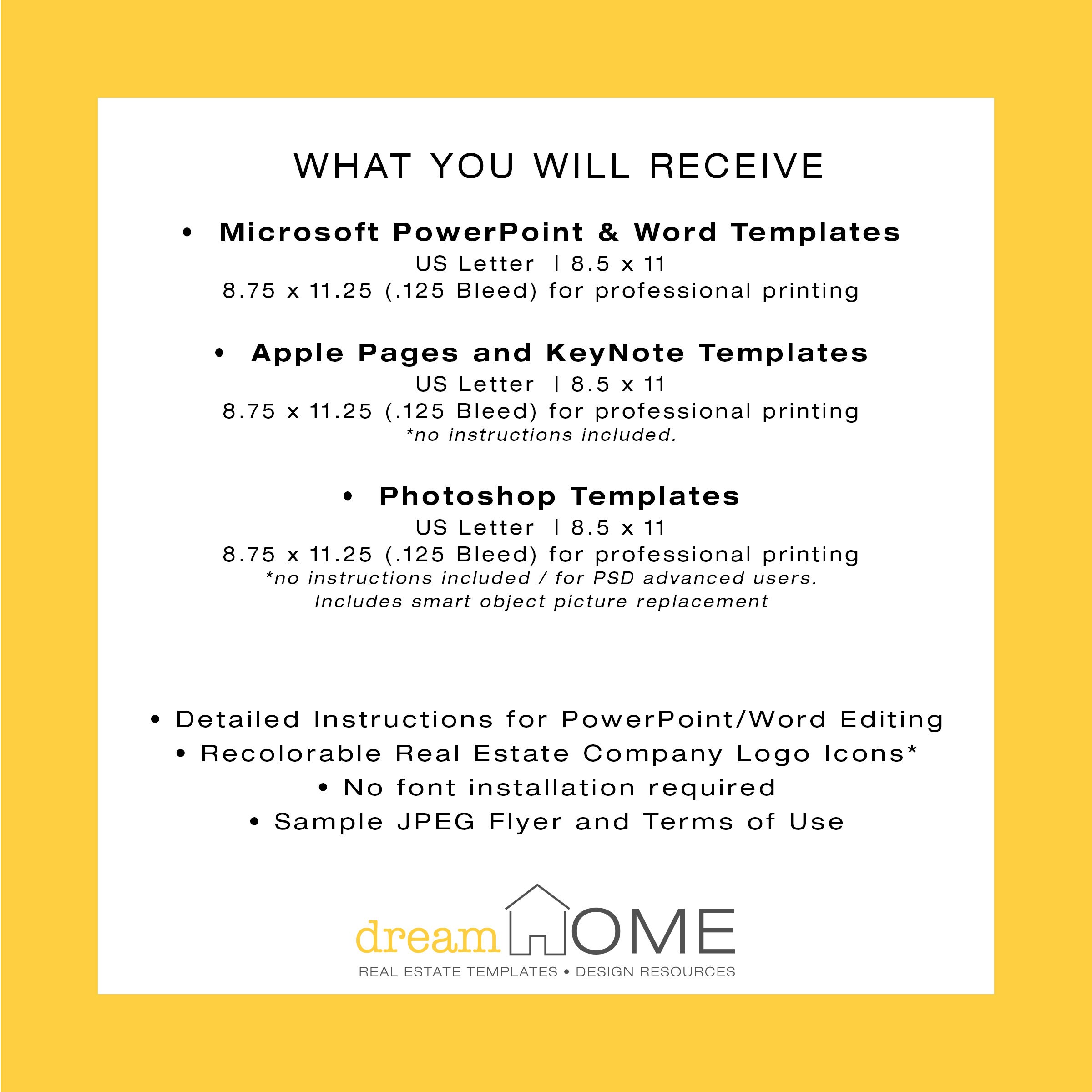 Real Estate Flyer Template | Real Estate Flyer | MS Word, MS Powerpoint ...