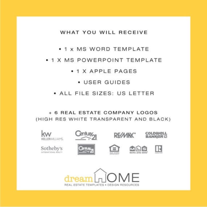 Real Estate Flyer Template | Real Estate Flyer | Vertical Images - MS ...