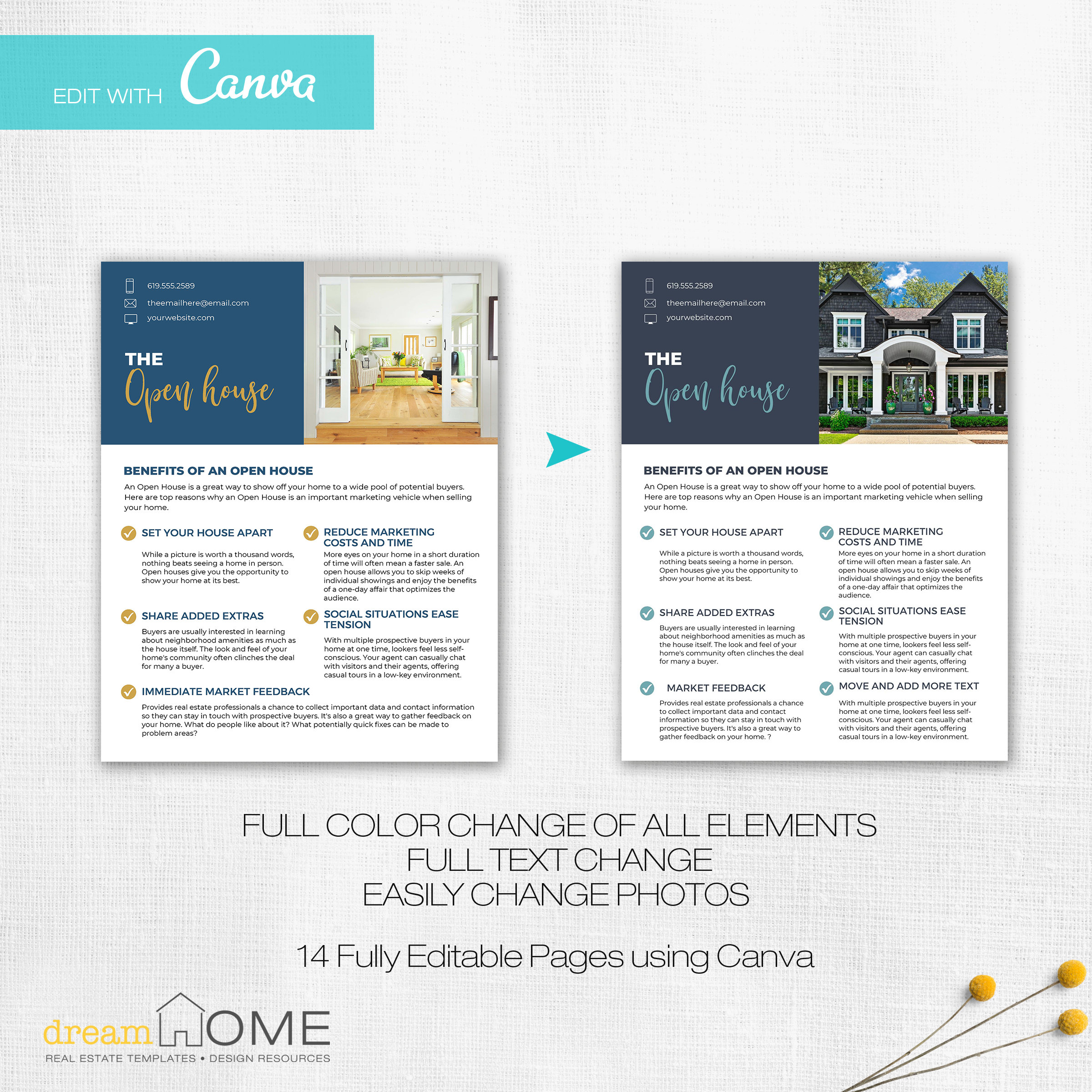 Real Estate Pre-listing Presentation Packet , Real Estate Marketing ...