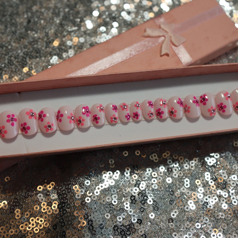 Stick on Fake Nails for Kids - Etsy