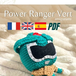 Green Power Ranger Amigurumi Crochet Tutorial Pattern DIY Toy of a ...
