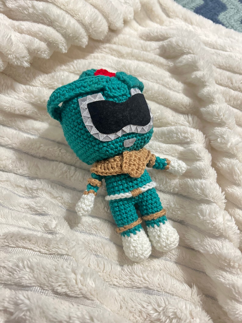 Green Power Ranger Amigurumi Crochet Tutorial Pattern DIY Toy of a ...
