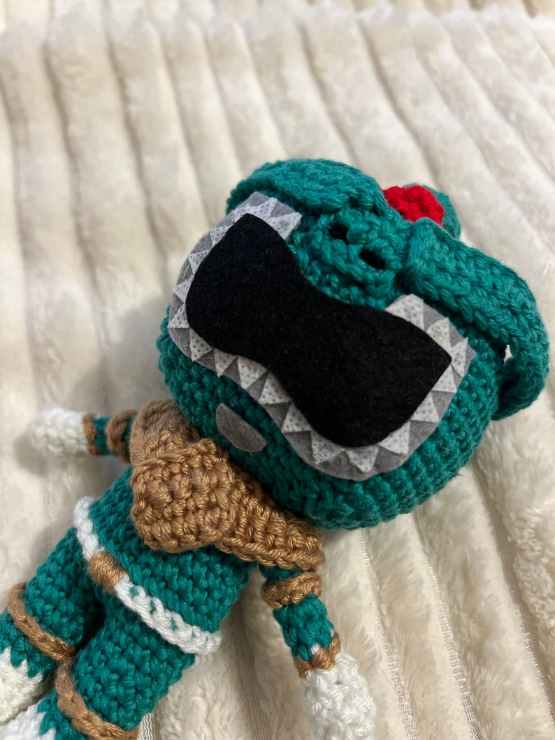 Green Power Ranger Amigurumi Crochet Tutorial Pattern DIY Toy of a ...