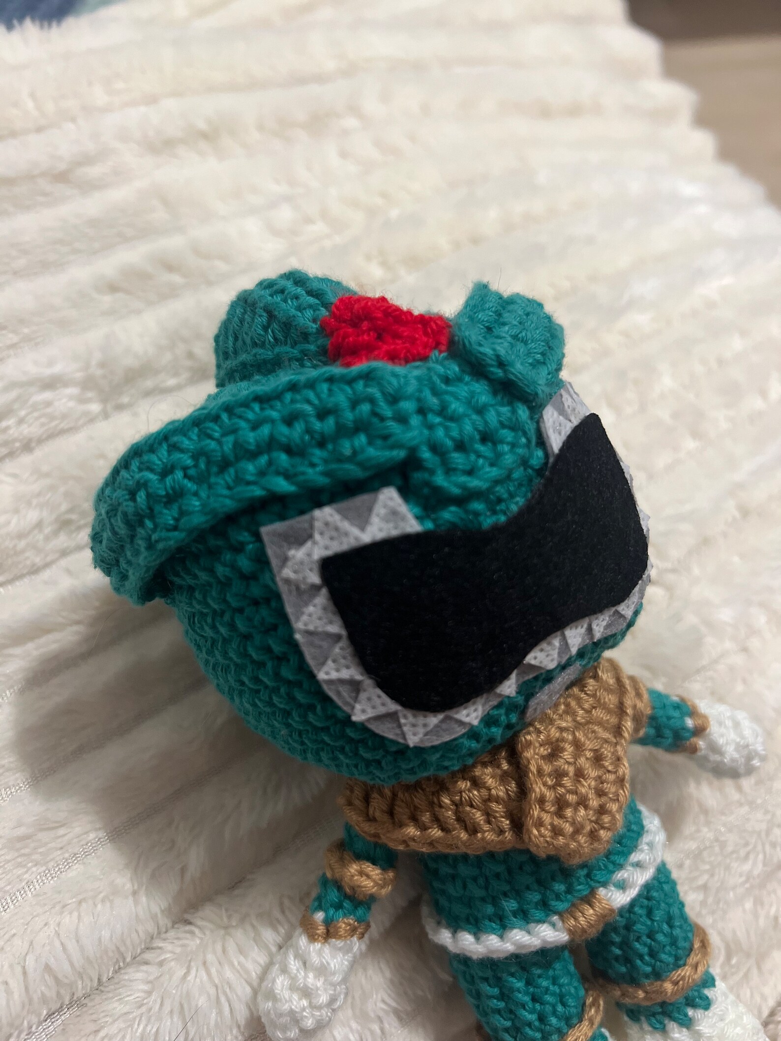Green Power Ranger Crochet Handmade Plushie Gift for Power Ranger Fan ...