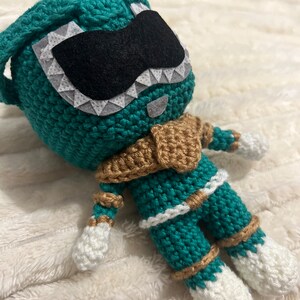 Green Power Ranger Amigurumi Crochet Tutorial Pattern DIY Toy of a ...