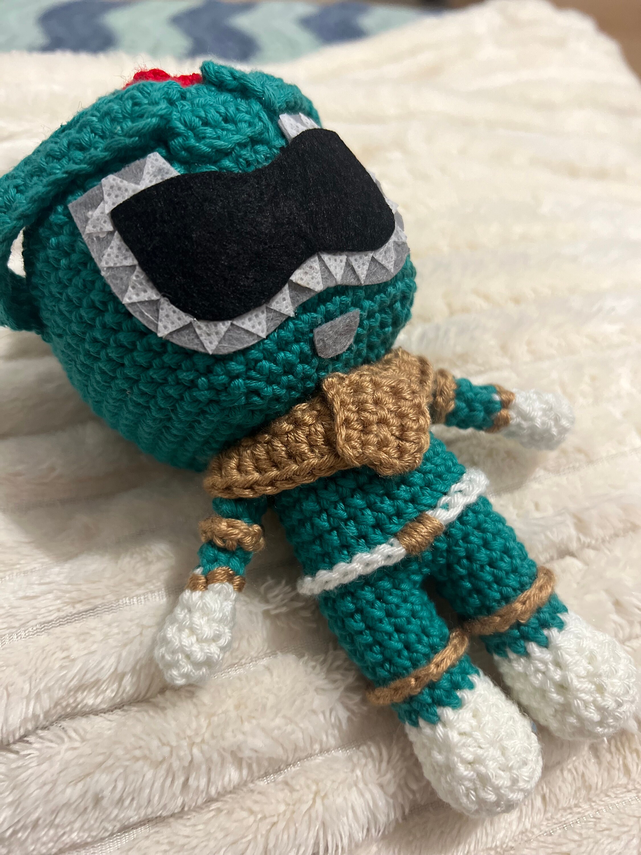 Green Power Ranger Amigurumi Crochet Tutorial Pattern DIY Toy of a ...