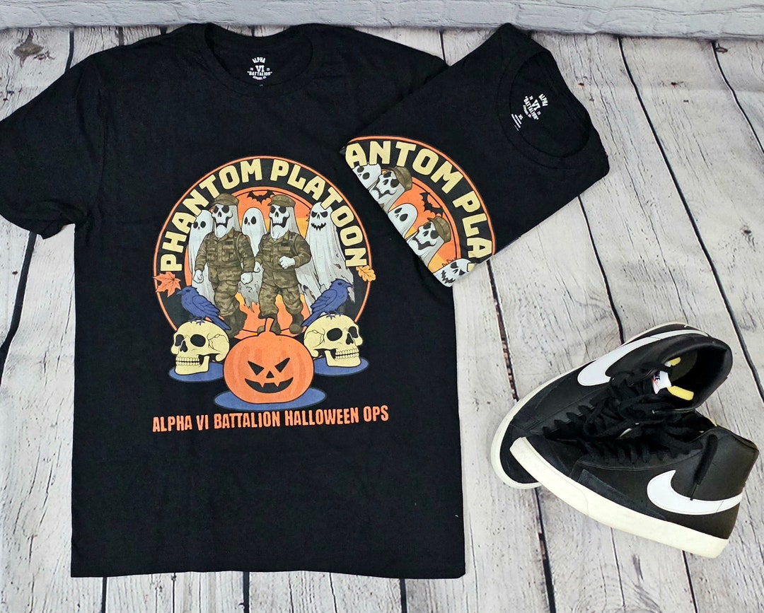 Phantom Platoon T-shirt, Army Navy Air Force Marines Tee, Military ...