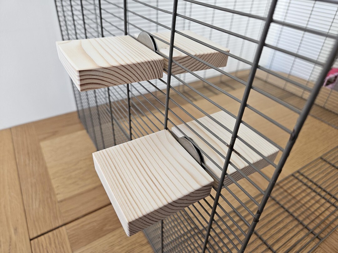 2x Dual-ended Cage Ledge Sets (4pcs) - Accessories, Natural Enrichment ...