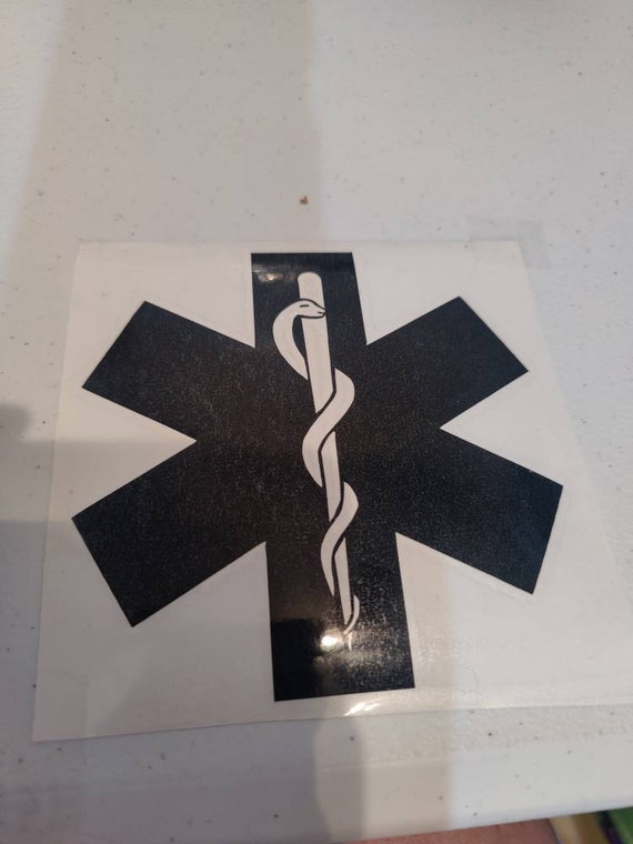 Star of Life Vinyl Sticker - Etsy