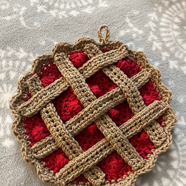 Crochet Cherry Pie - Etsy