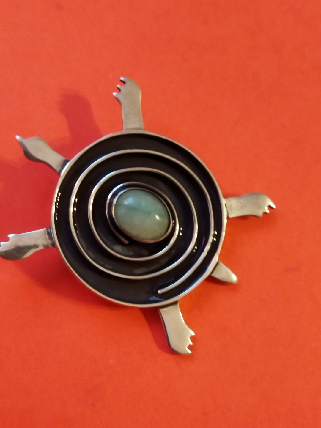 Anne Forbes, Silver Turtle Brooch. - Etsy