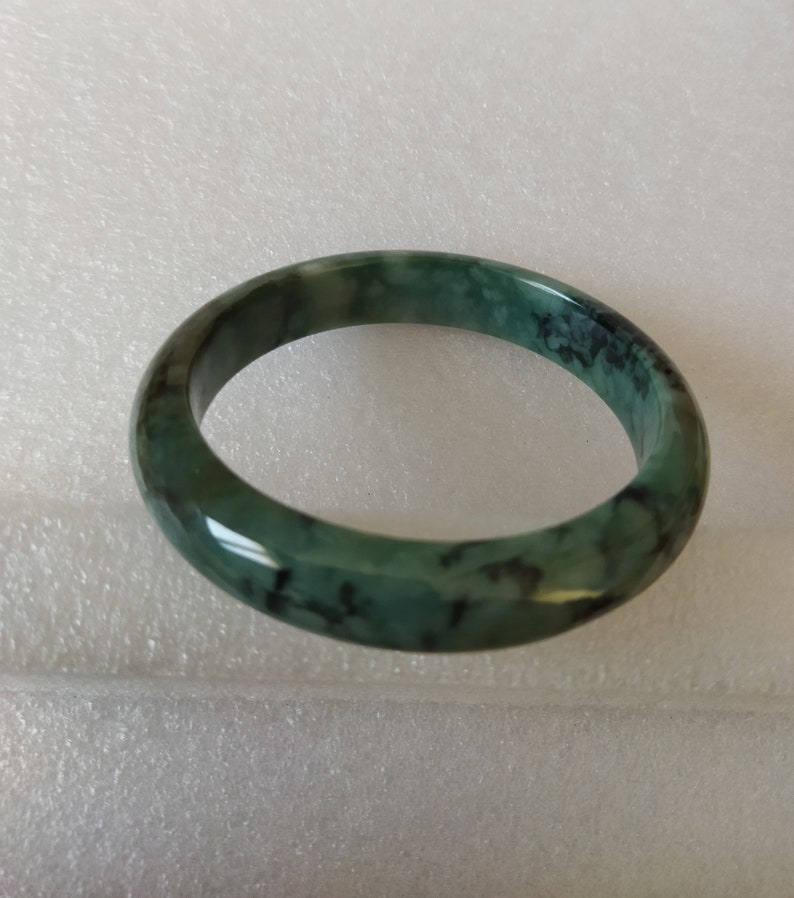 Bangle in Malaysian Jade. - Etsy