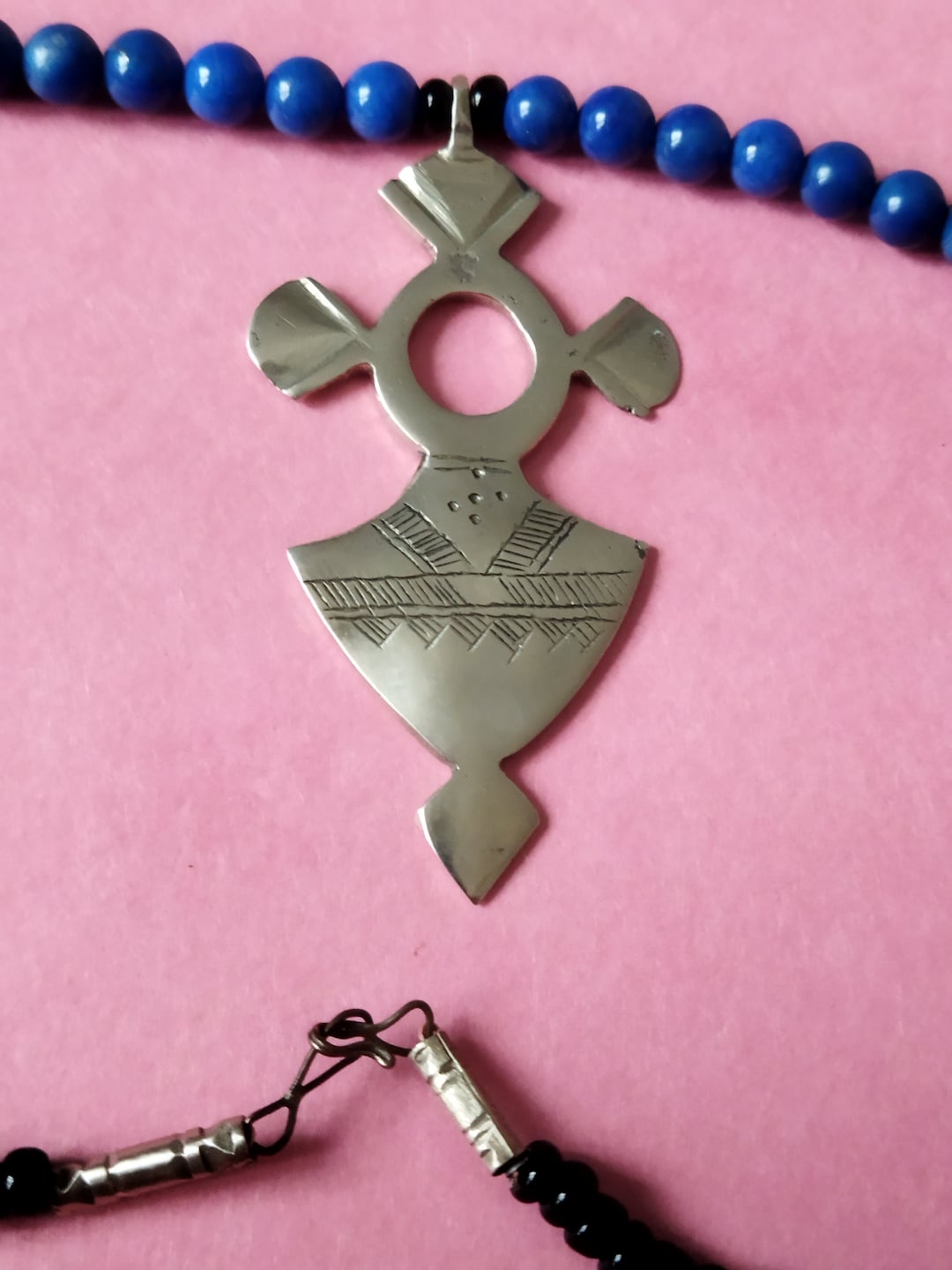 Tuareg Necklace Cross of Agadez. Taghment - Etsy