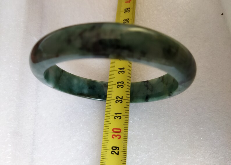 Bangle in Malaysian Jade. - Etsy