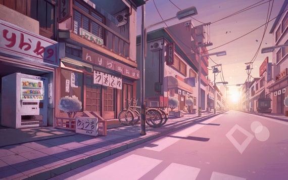 Tokyo Sunset | Etsy