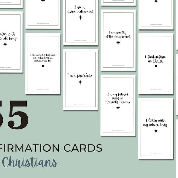 Christian Deck of Cards - Etsy