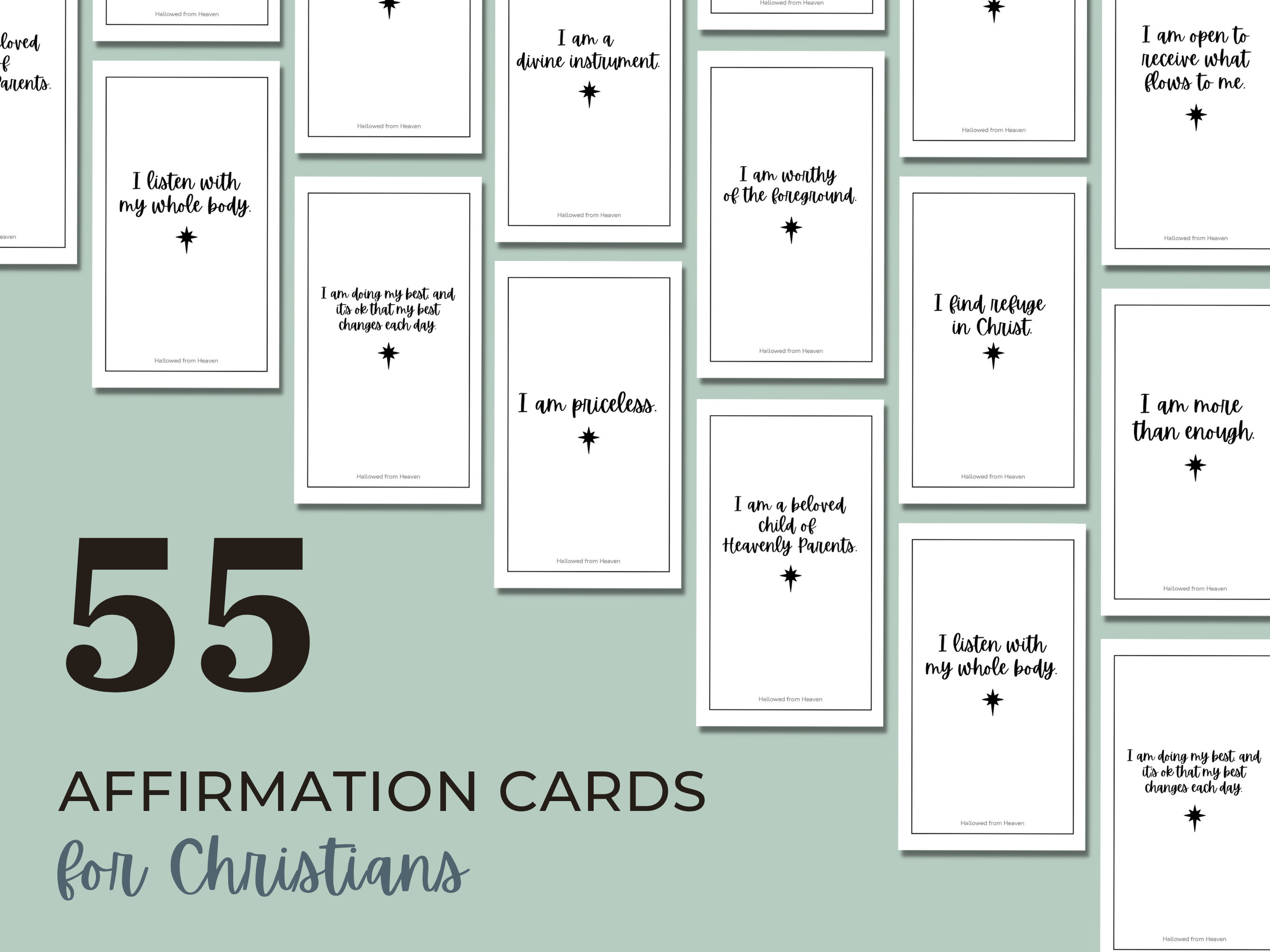 Christian Affirmation Cards | Latter-day Saints | Gospel Motivation ...