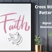 Faith Cross Stitch Pattern -digital - Printable Download - Etsy