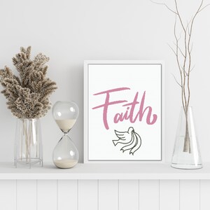 Faith Cross Stitch Pattern -digital - Printable Download - Etsy