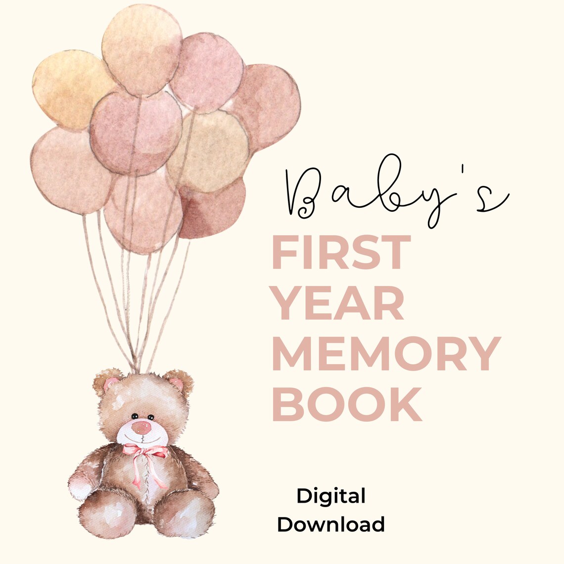 Baby's First Memory Book Printable/ Digital Download Printable Baby ...