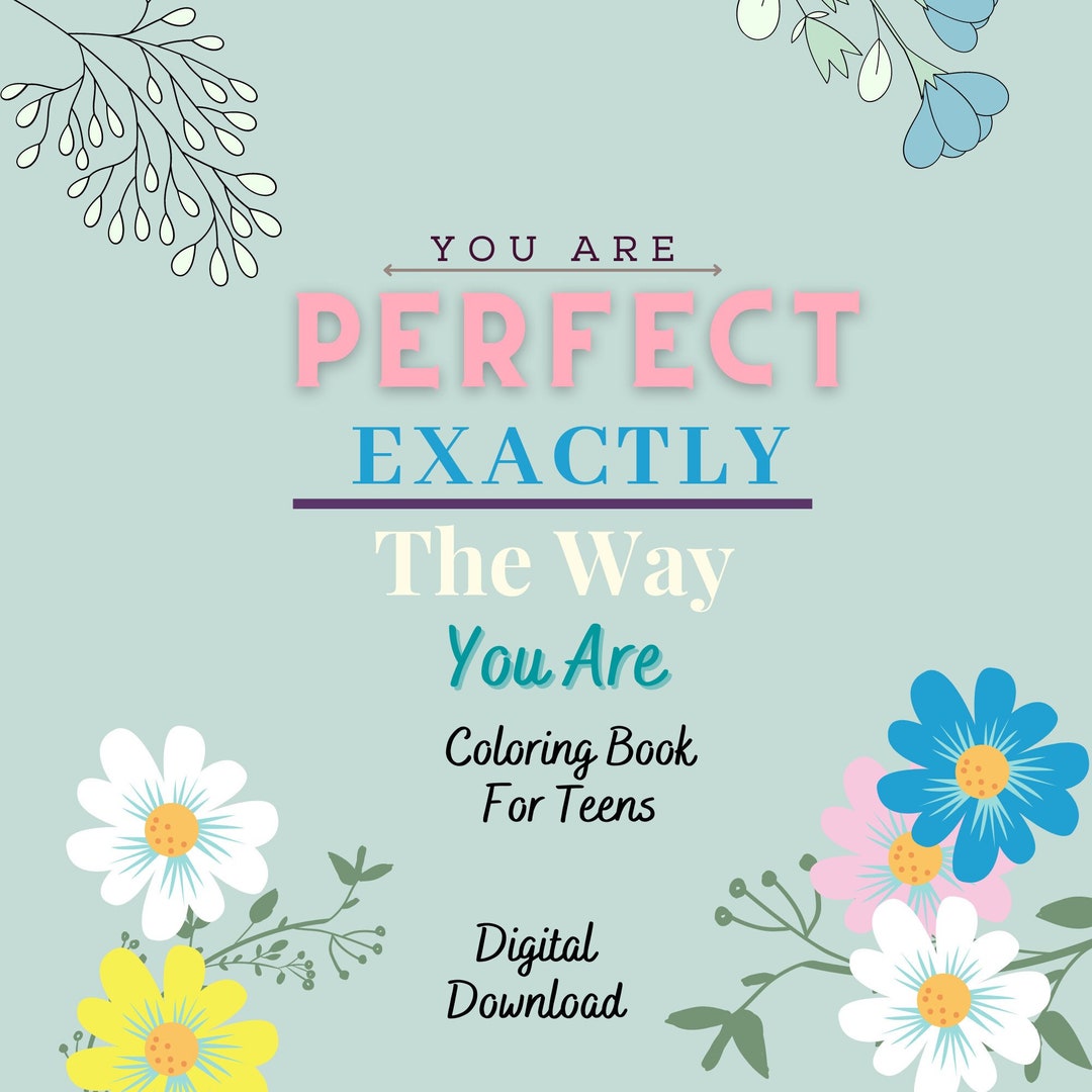 32 Positive and Inspirational Coloring Pages With Quotes for Teens ...