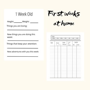 Baby's First Memory Book Printable/ Digital Download Printable Baby ...