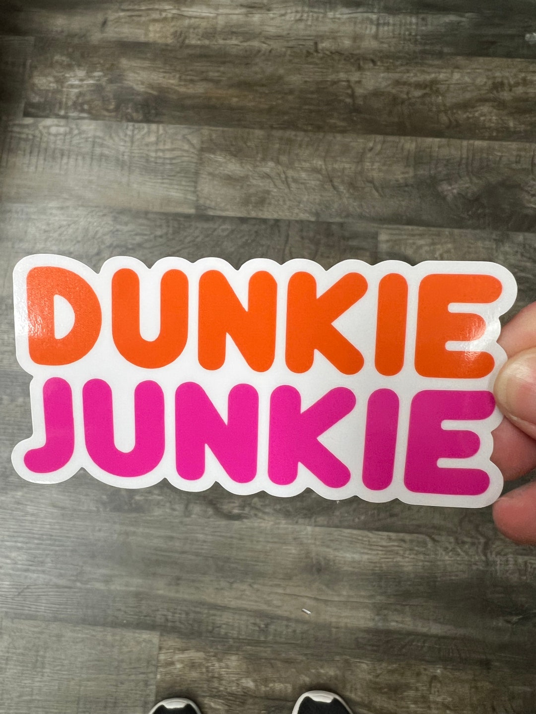 Dunkie Junkie STICKER - Etsy