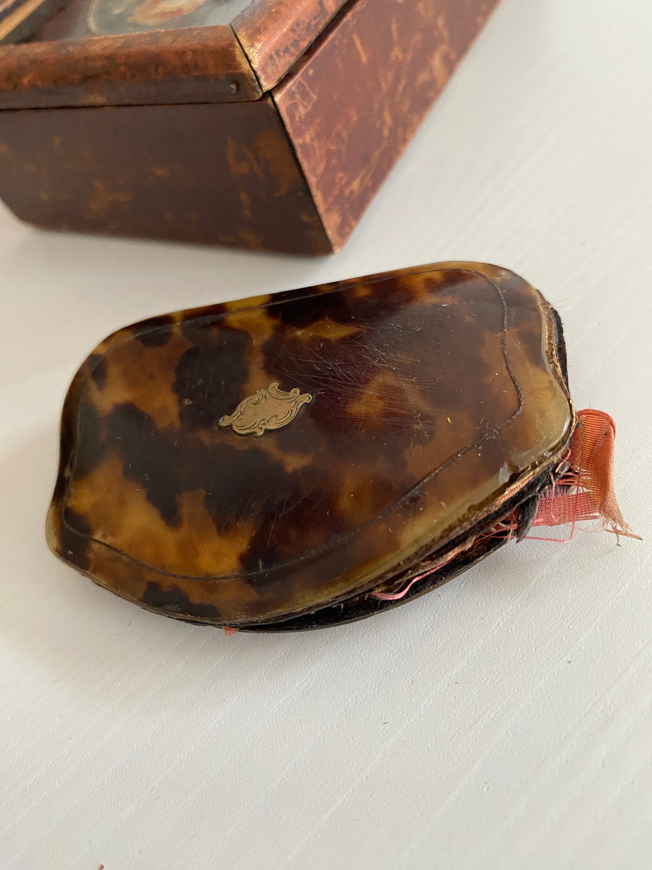 Antique Sewing Case for Restoration Antique Pin Holder Forrestoration ...