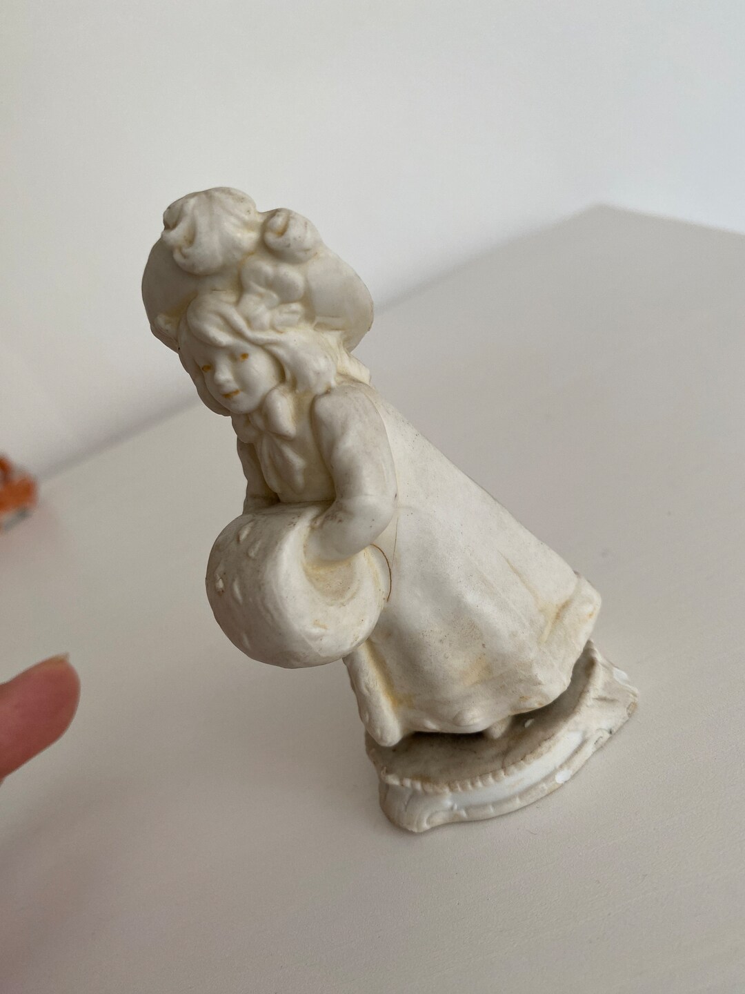 Adorable Little Girl Bisque Figure With Damages 17. - Etsy