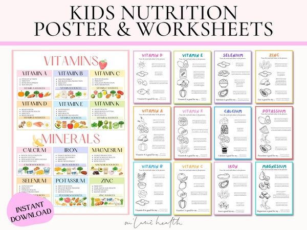 Food Group Flashcards for Kids, Kids Nutrition Education, Homeschool ...