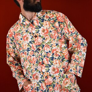 PARAH Vintage Dreamy Funky Floral Blouse | Made in Italy | Luxurious ...