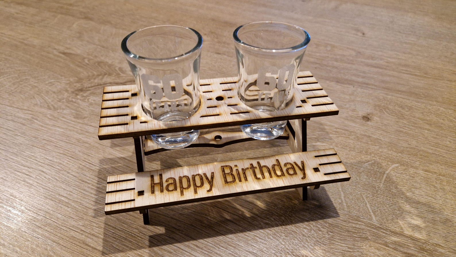 Picnic Table for Shot Glass (dxf Ai Svg) - Etsy