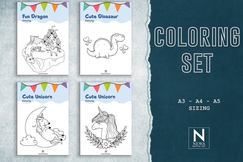 Printable Coloring Pages Digital Editable Personalised Colouring Sheet ...